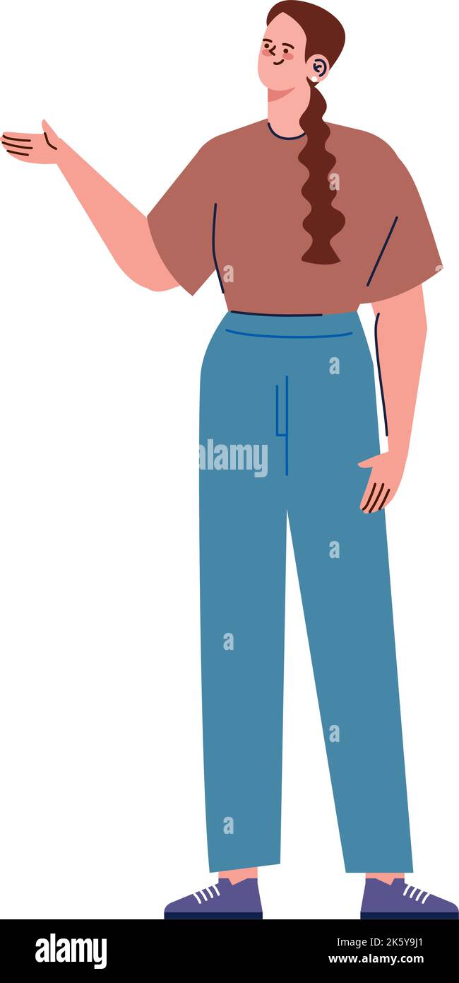Speaking pose Stock Vector Images - Alamy