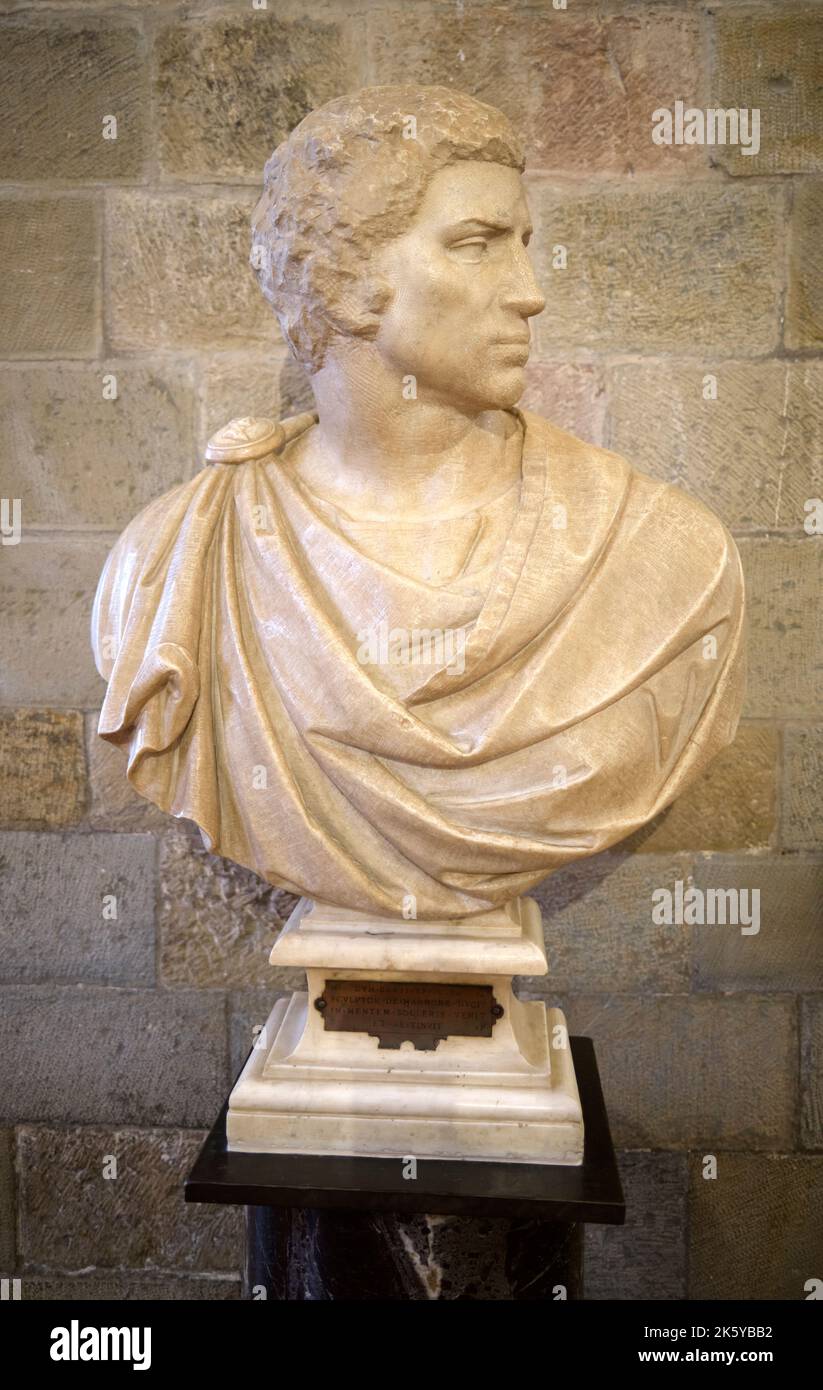 Cosimo I Marble Bust Sculpture by Baccio Bandinelli in the Bargello ...