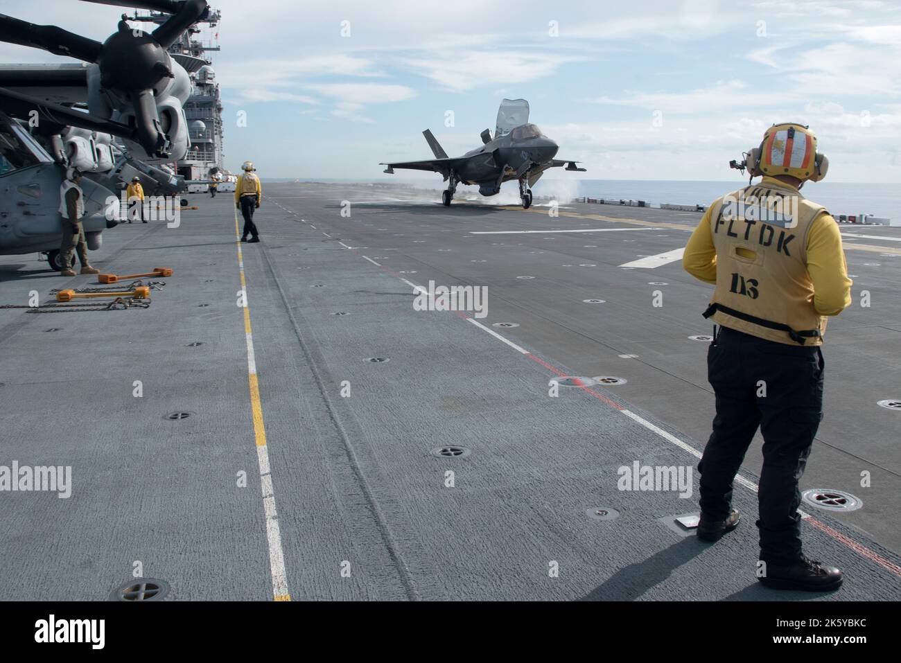 221009-N-XN177-1079 SOUTH CHINA SEA (Oct. 9, 2022) – An F-35B Lightning ...