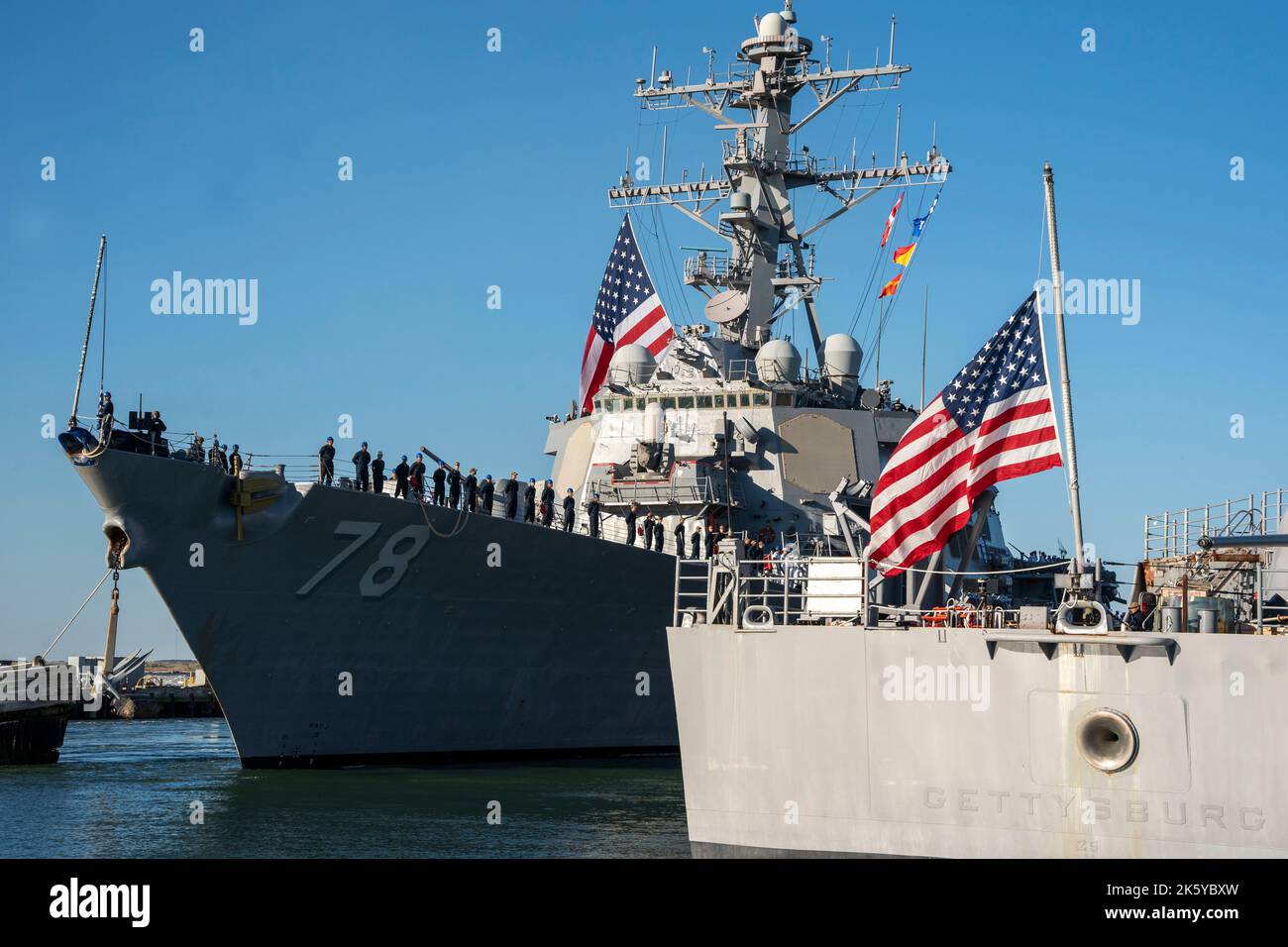 NORFOLK, Va. (Oct. 9, 2022) – The Arleigh Burke-class guided-missile ...