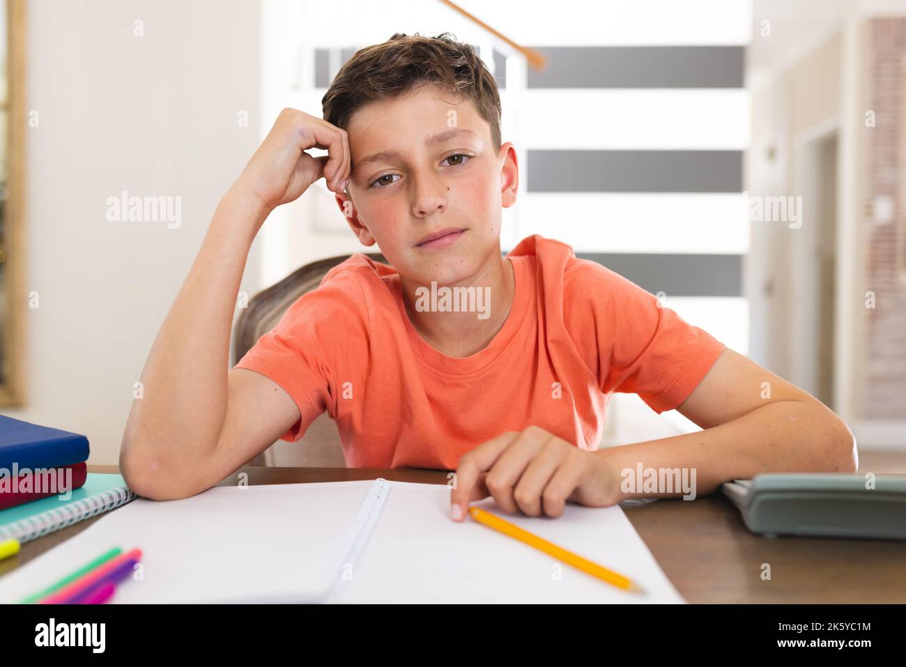 Boy taking notes hi-res stock photography and images - Alamy