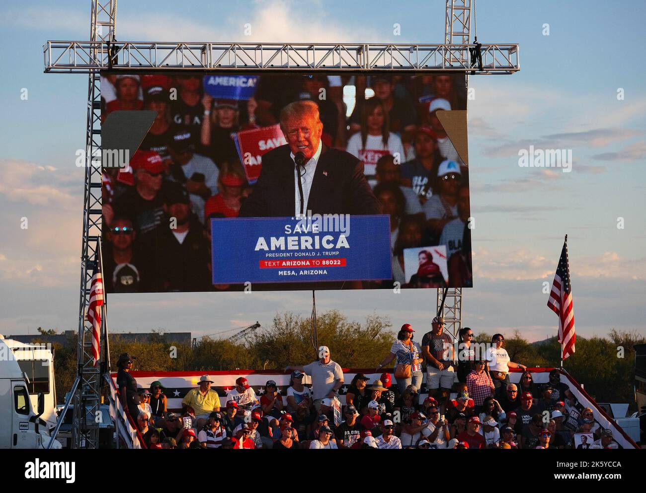 Mesa, Arizona, USA. 9th Oct, 2022. Make America Great rally in Mesa ...