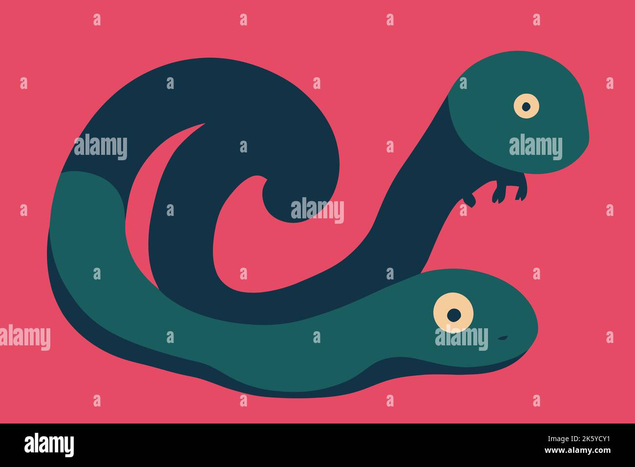 Worms head detail Stock Vector Images - Alamy