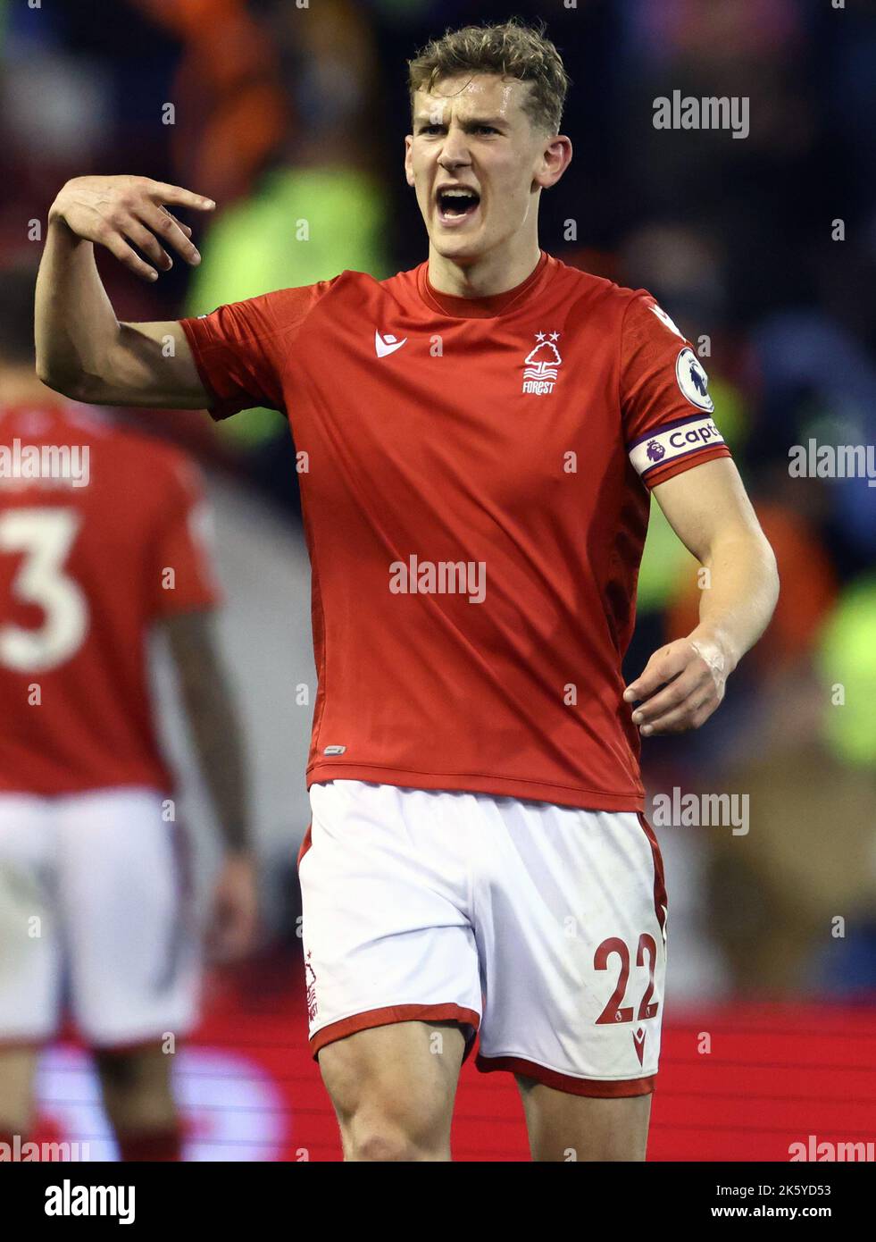 Nottingham, England, 10th October 2022. Ryan Yates of Nottingham Forest ...