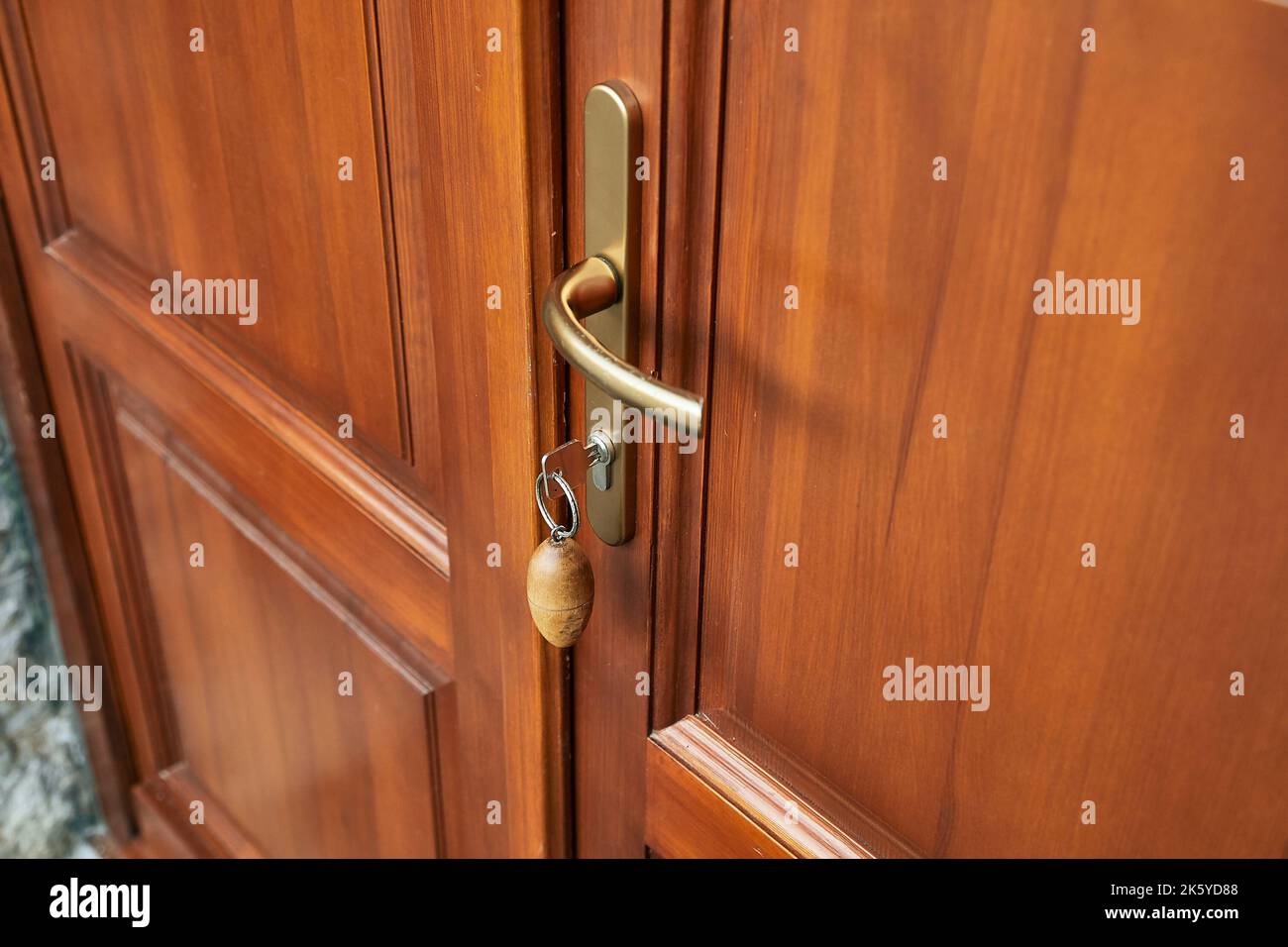 Front Door of a House Stock Photo - Alamy