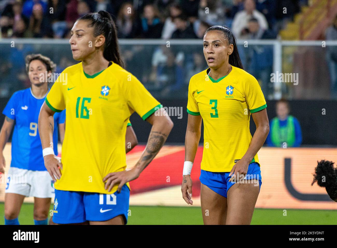 Genova, Italy. 10th Oct, 2022. Brazil Kathellen Sousa Feitoza and ...