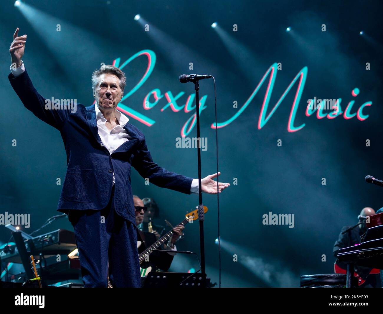 Glasgow, Scotland,10th October 2022, Roxy Music performs live at the ...