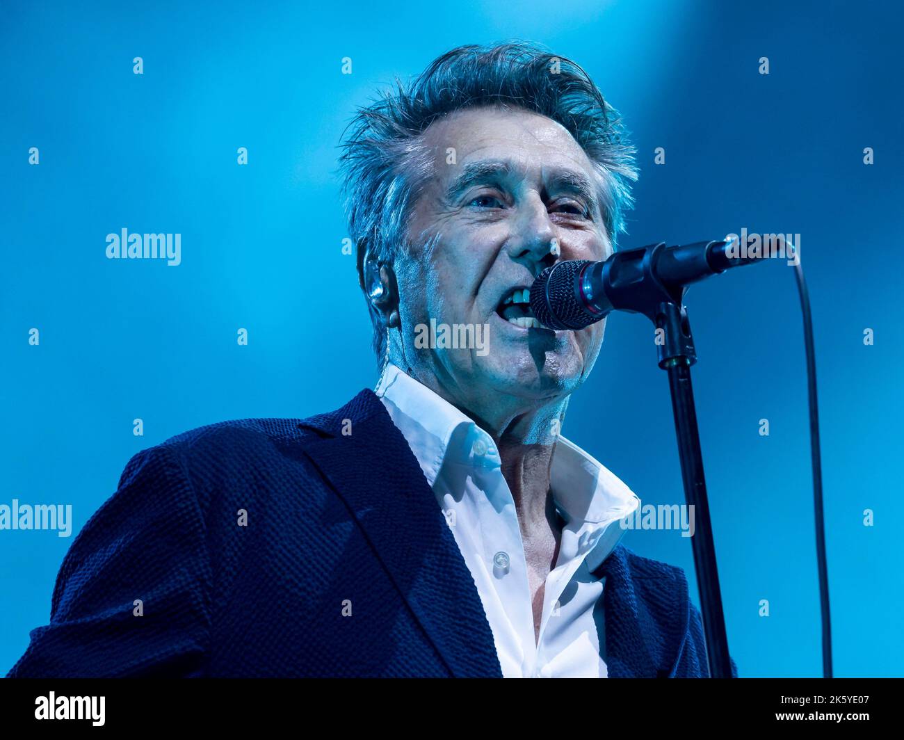 Glasgow, Scotland,10th October 2022, Roxy Music performs live at the ...