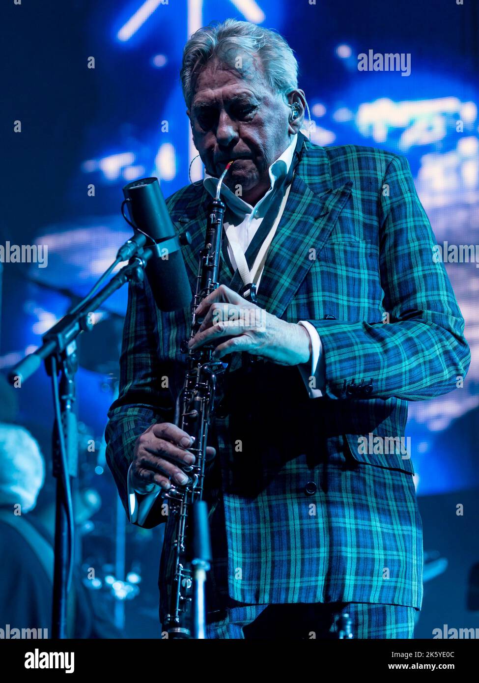 Glasgow, Scotland,10th October 2022, Roxy Music performs live at the ...
