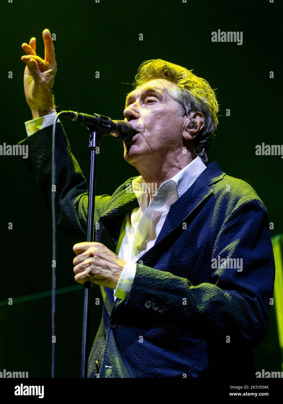 Glasgow, Scotland,10th October 2022, Roxy Music performs live at the ...