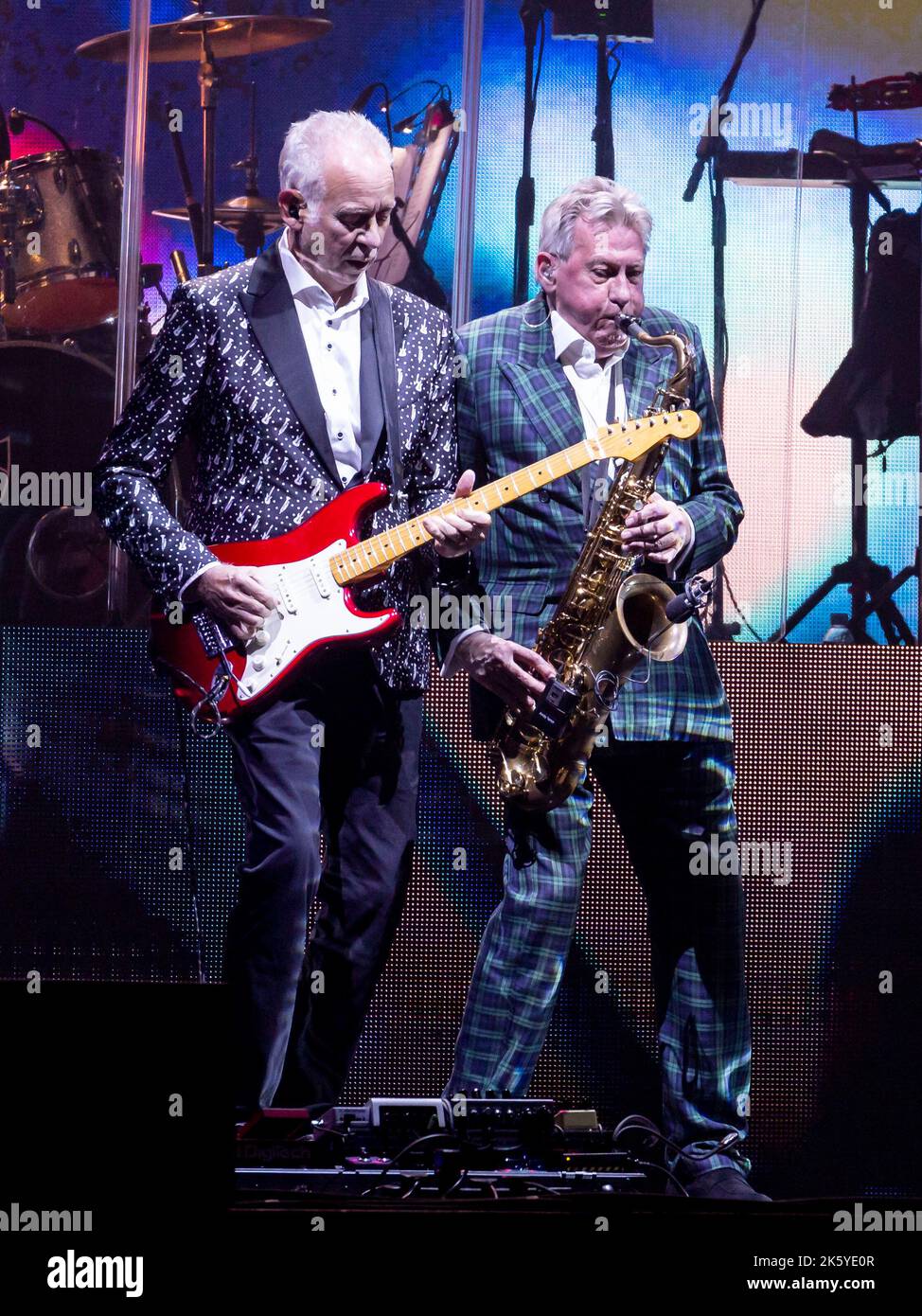 Glasgow, Scotland,10th October 2022, Roxy Music performs live at the ...