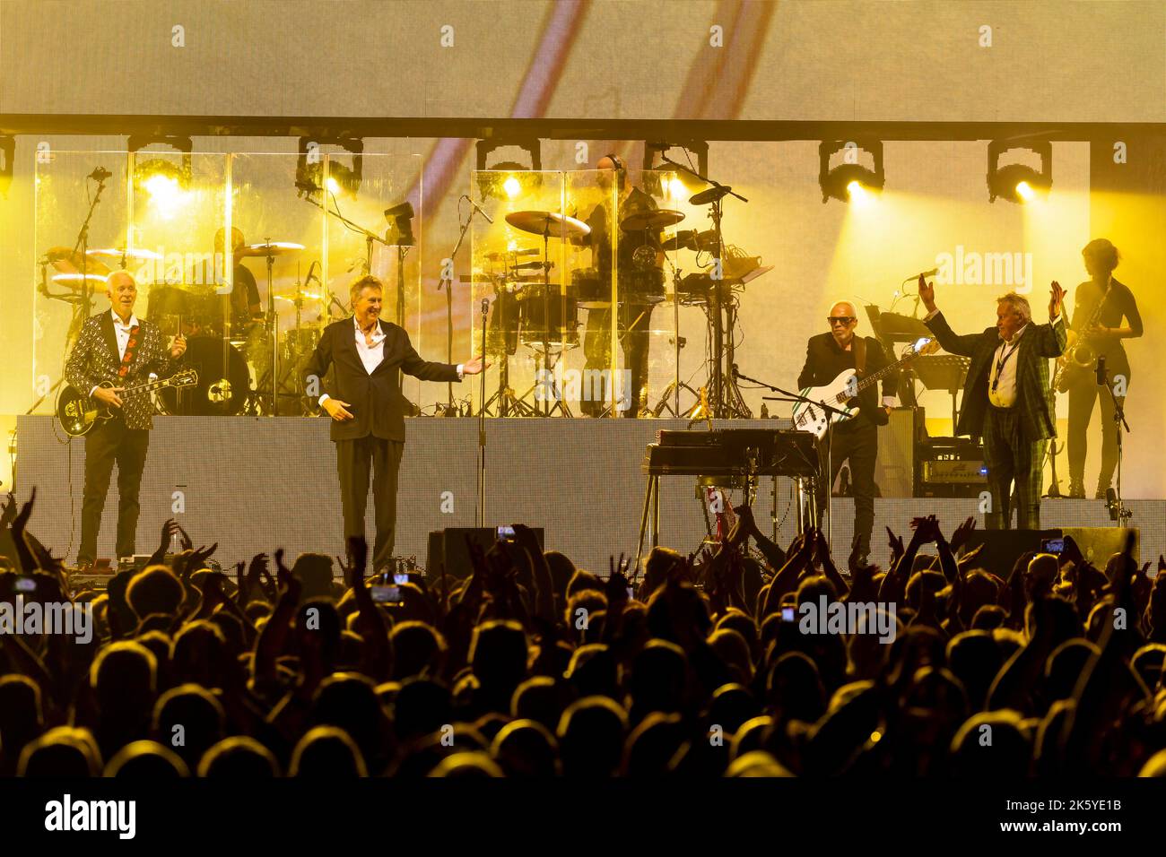 Glasgow, Scotland,10th October 2022, Roxy Music performs live at the ...