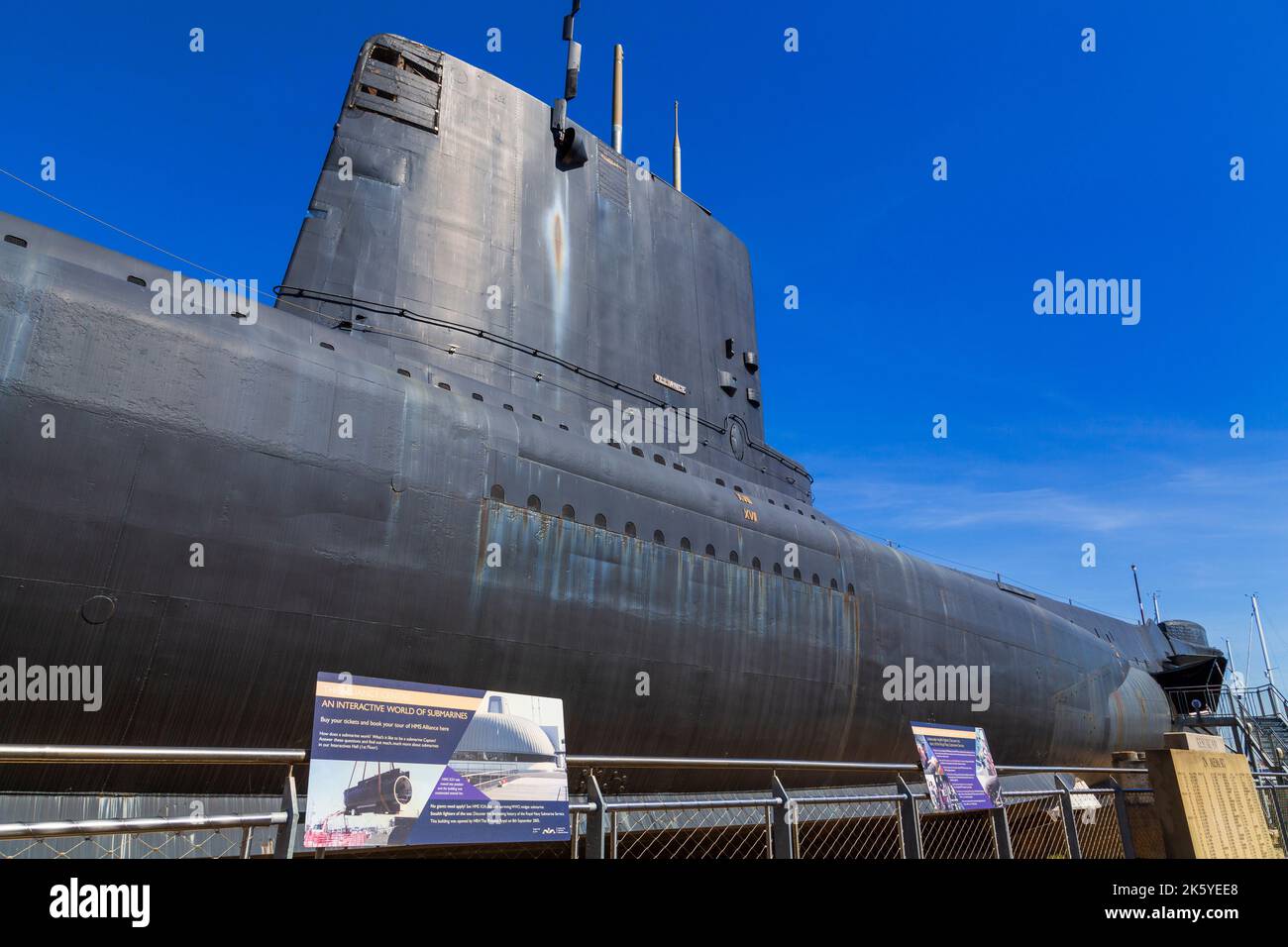 HMS Alliance, Royal Navy Submarine Museum,Gosport,Hampshire,England ...