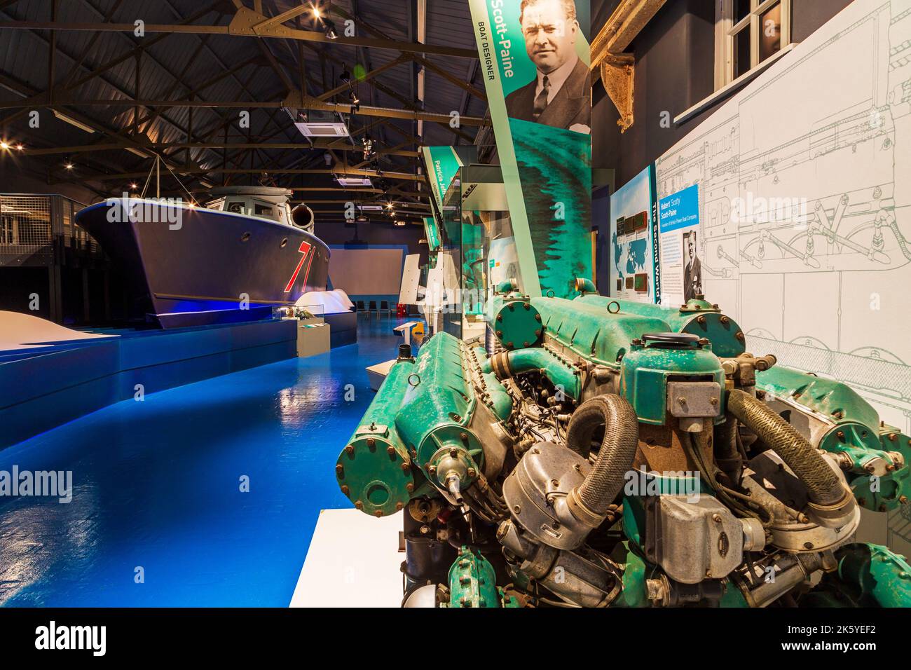 Explosion museum of naval firepower hi-res stock photography and images ...