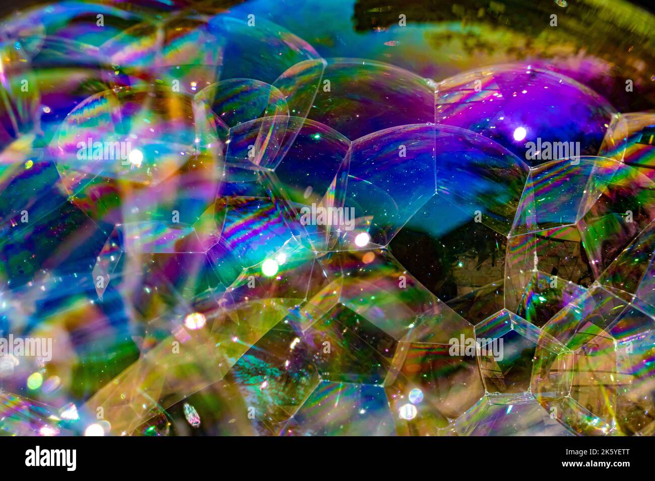 Colorful soap bubbles connected to each other Stock Photo - Alamy Colorful soap bubbles connected to each other Stock Photo - Alamy