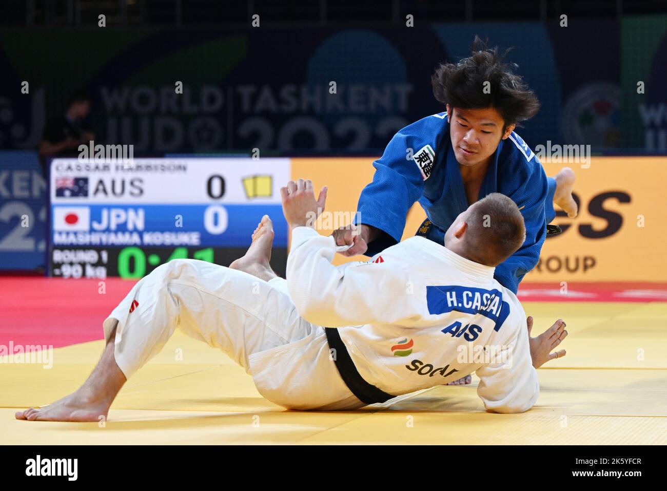 Tashkent, Uzbekistan. Credit: MATSUO. 10th Oct, 2022. Kosuke Mashiyama (JPN) Judo : World Judo ...