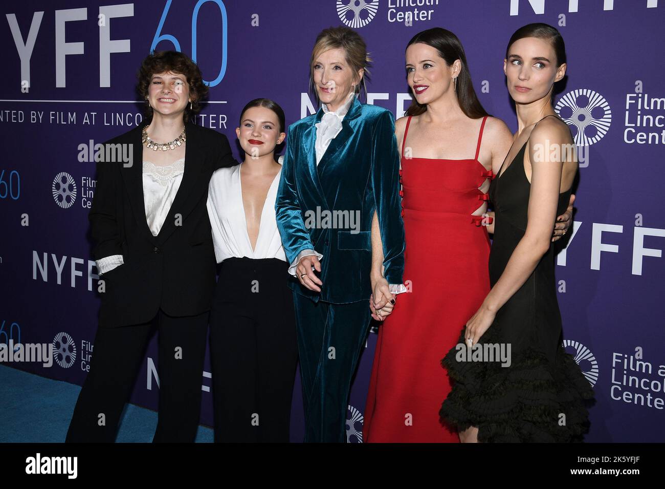 New York, USA. 10th Oct, 2022. (L-R) Liv McNeil, Kate Hallett, Sheila ...
