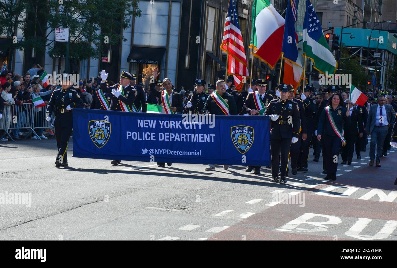 New York, New York, USA. 10th Oct, 2022. NYPD Commissioner Sewell and ...