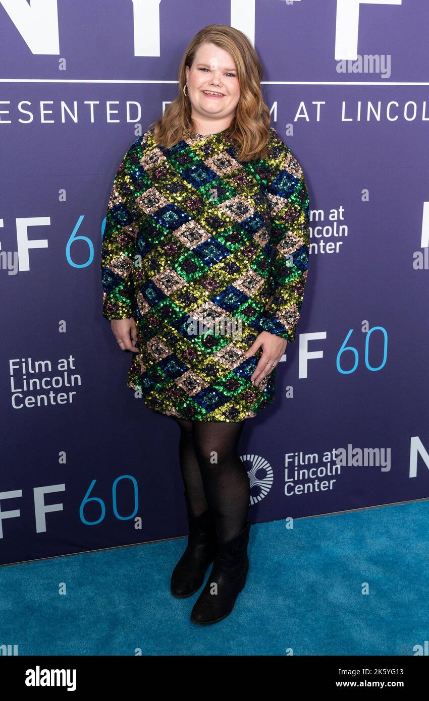New York, US, October 10, 2022. Michelle McLeod attends screening of ...