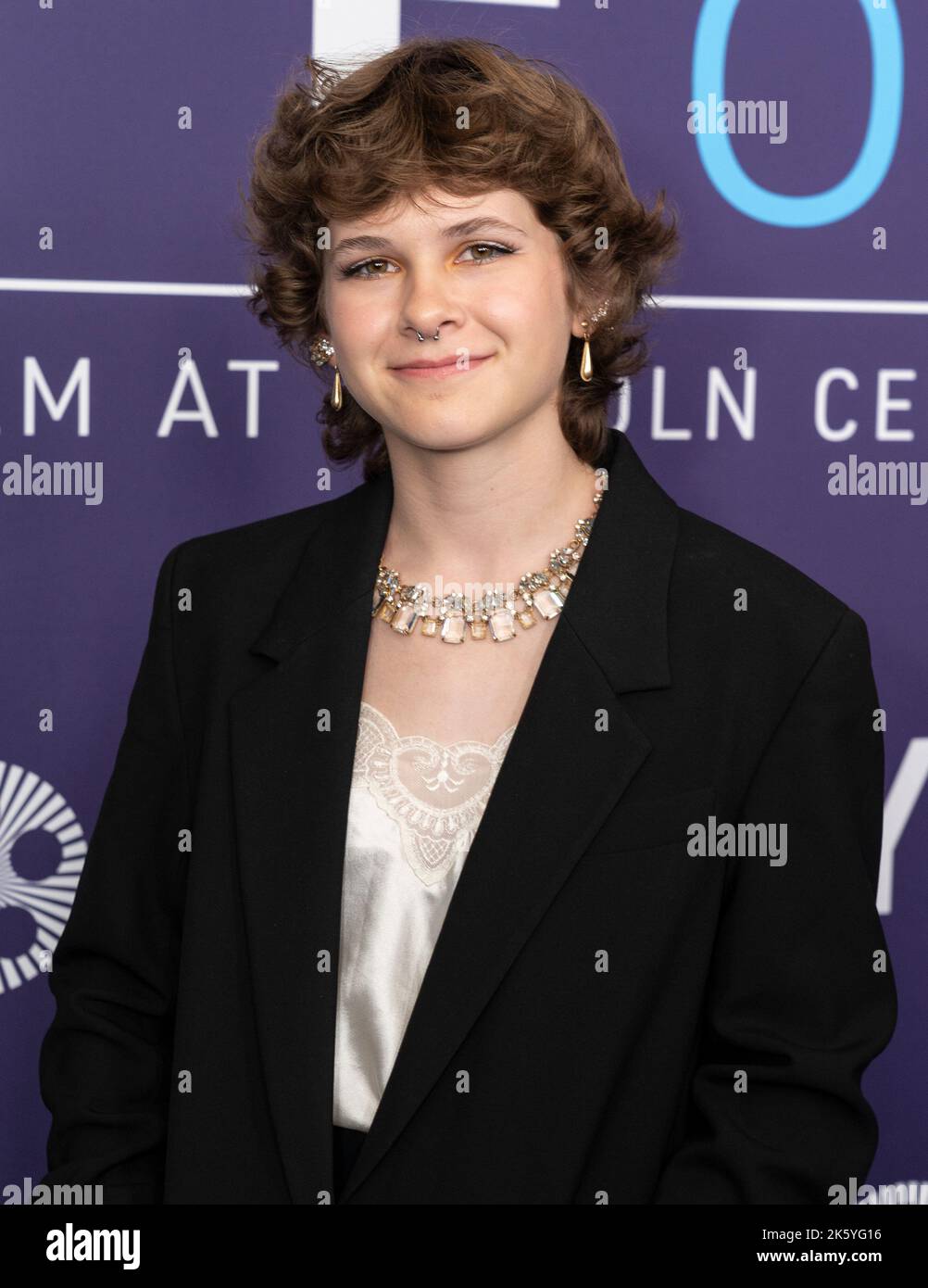 New York, US, October 10, 2022. Liv McNeil attends screening of Women ...