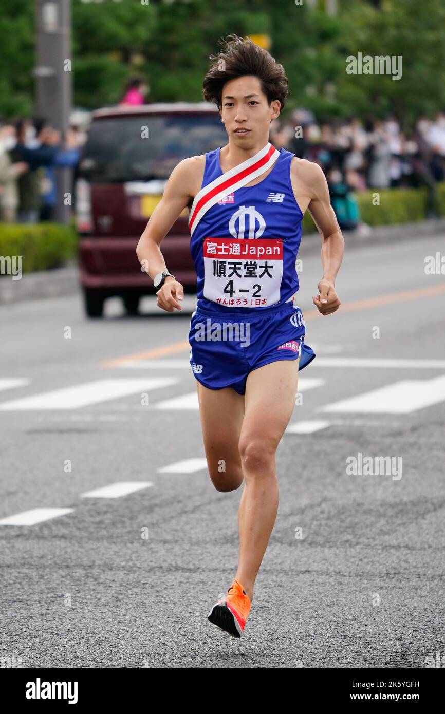 Izumo Japan. 10th Oct, 2022. Ryuji Miura (), October 10, 2022 - Ekiden : 2nd section of The 34th ...