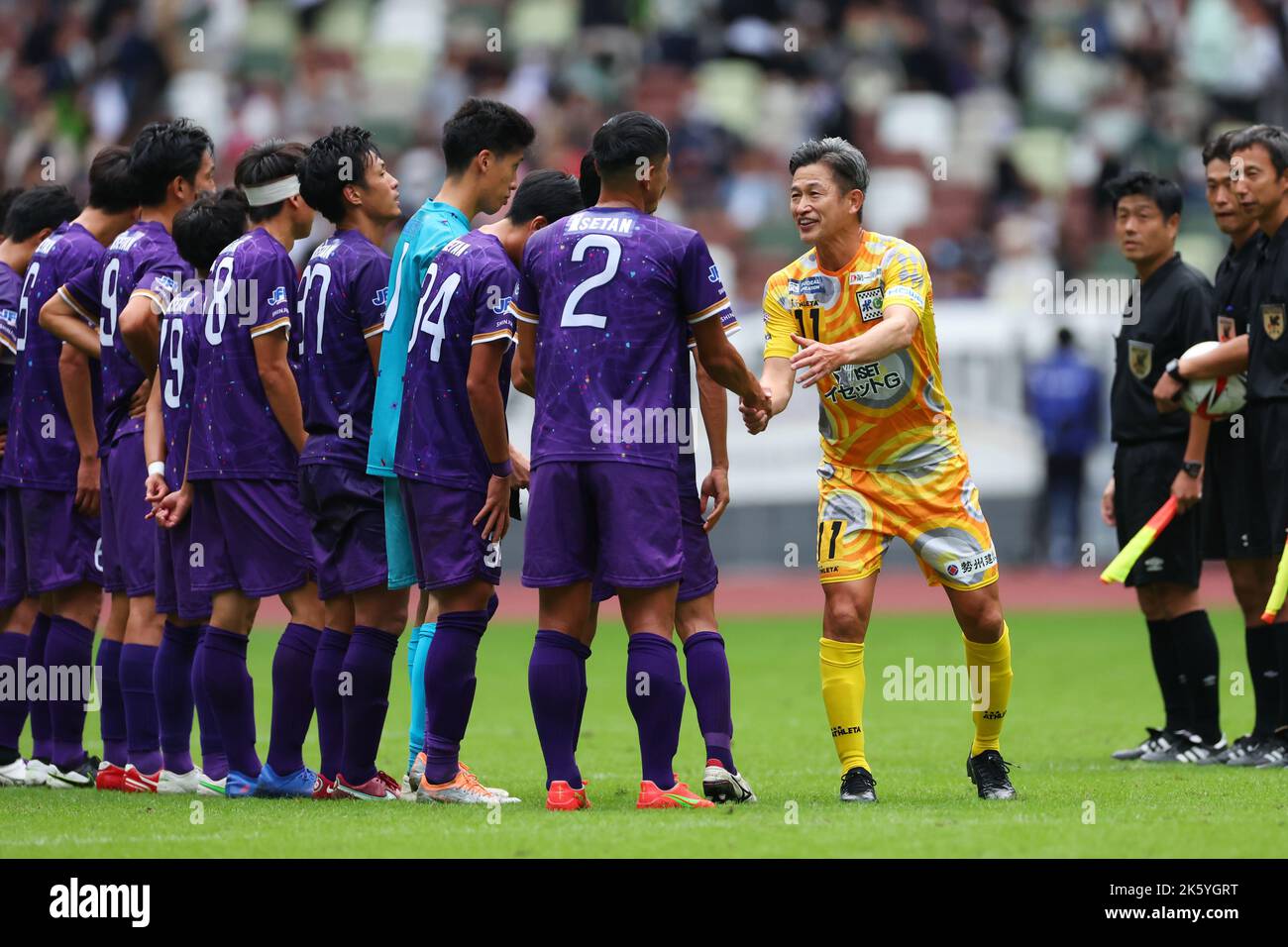 Tokyo, Japan. 9th Oct, 2022. Kazuyoshi Miura (Point Getters) Football ...