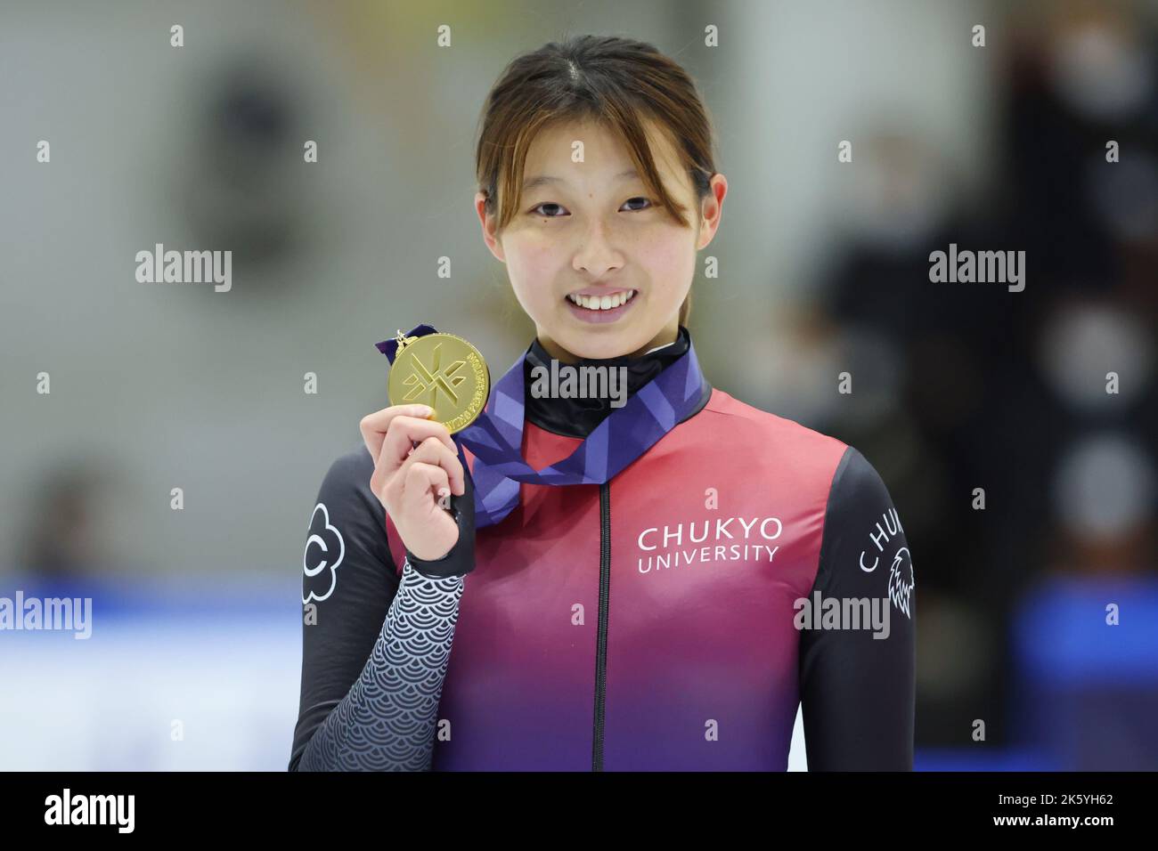Teisan ice skating training center, Nagano, Japan. 8th Oct, 2022. Hana ...