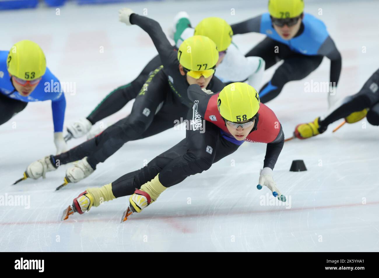 Teisan ice skating training center, Nagano, Japan. 8th Oct, 2022. Kosei ...