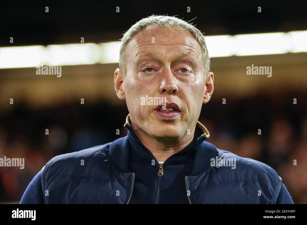 Steve Cooper manager of Nottingham Forest during the Premier League ...