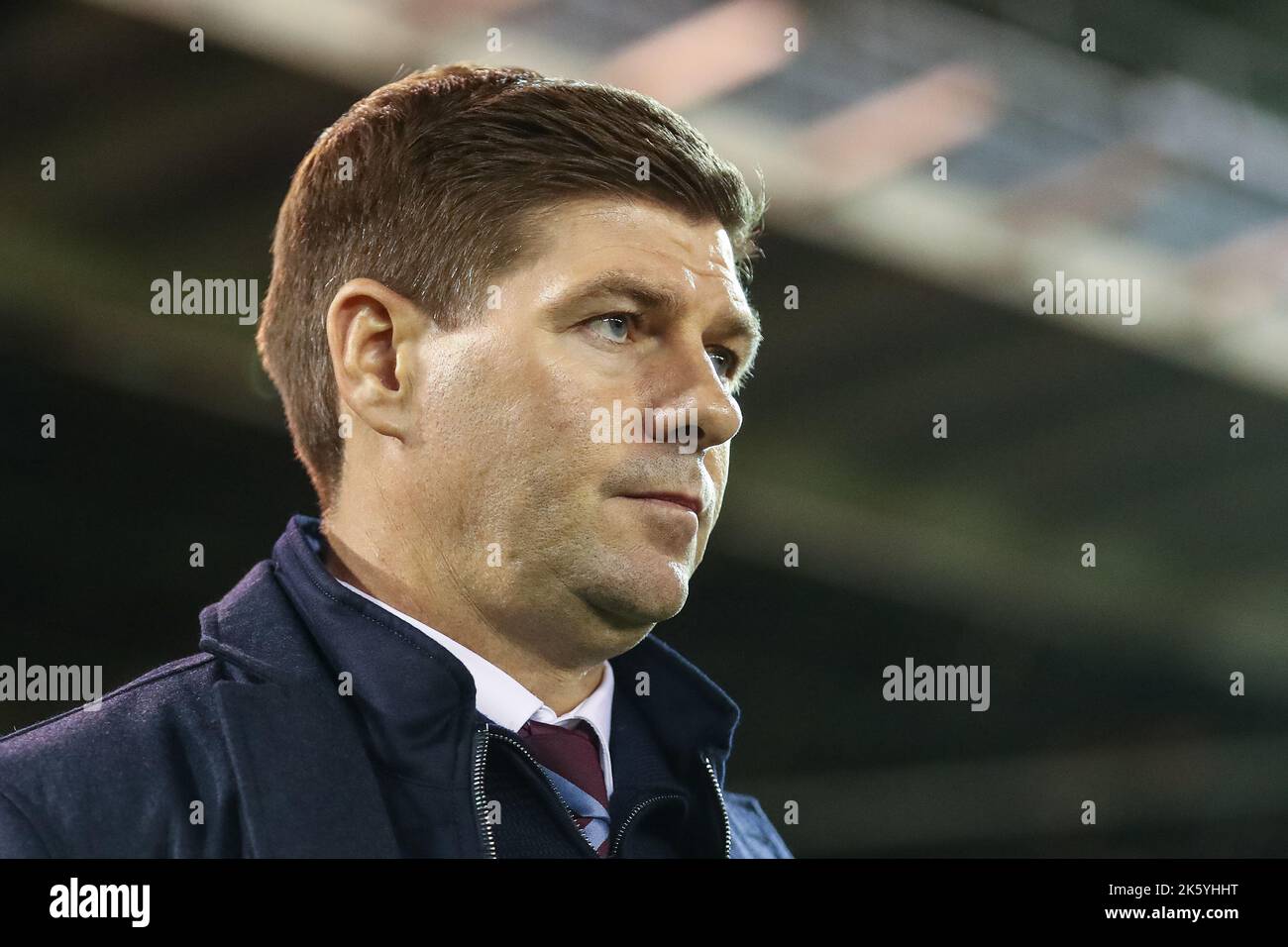 Steven Gerrard manager of Aston Villa during the Premier League match ...