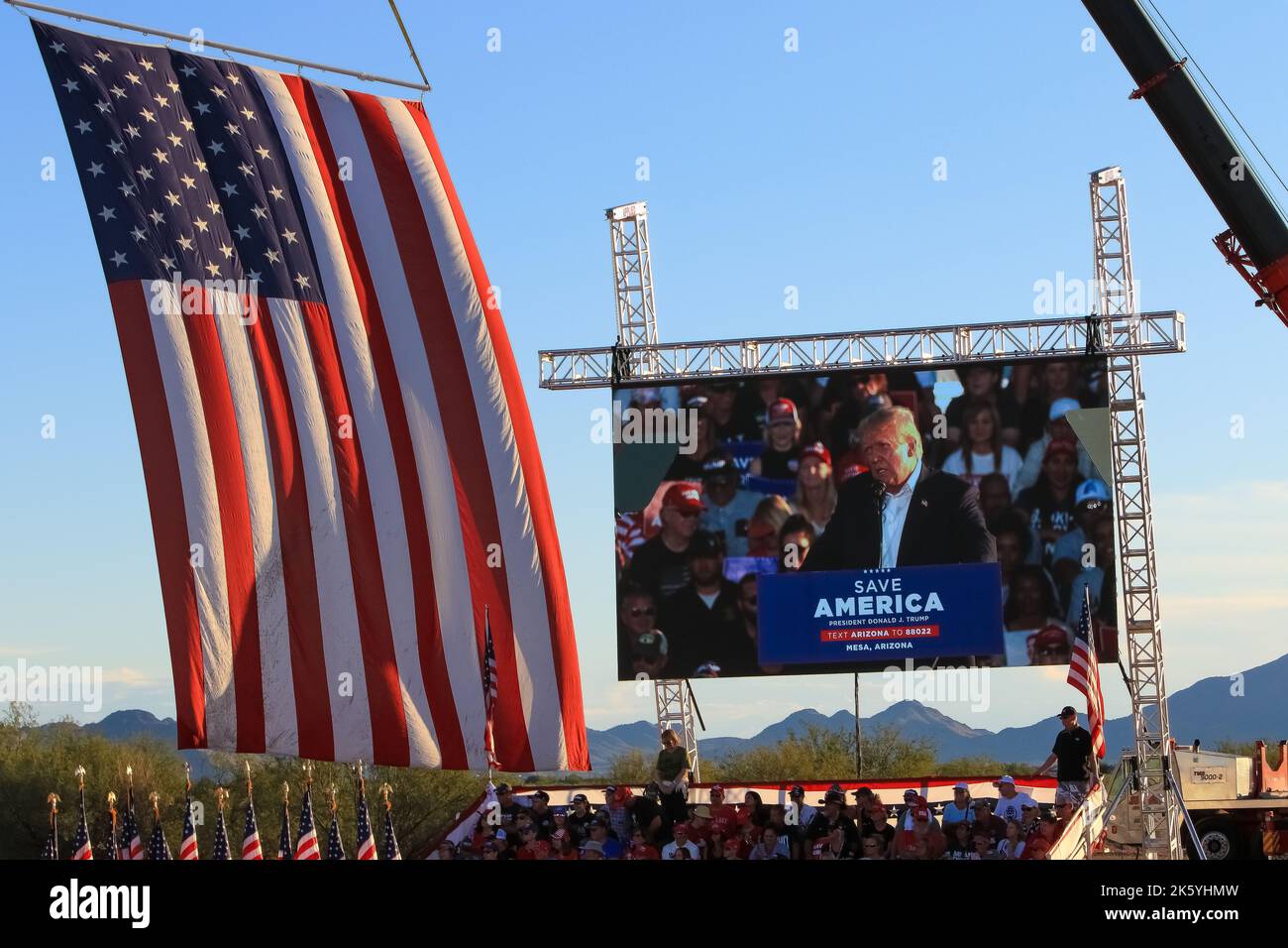 Huge Rally in Mesa, Arizona as many Arizona republicans wait all ...