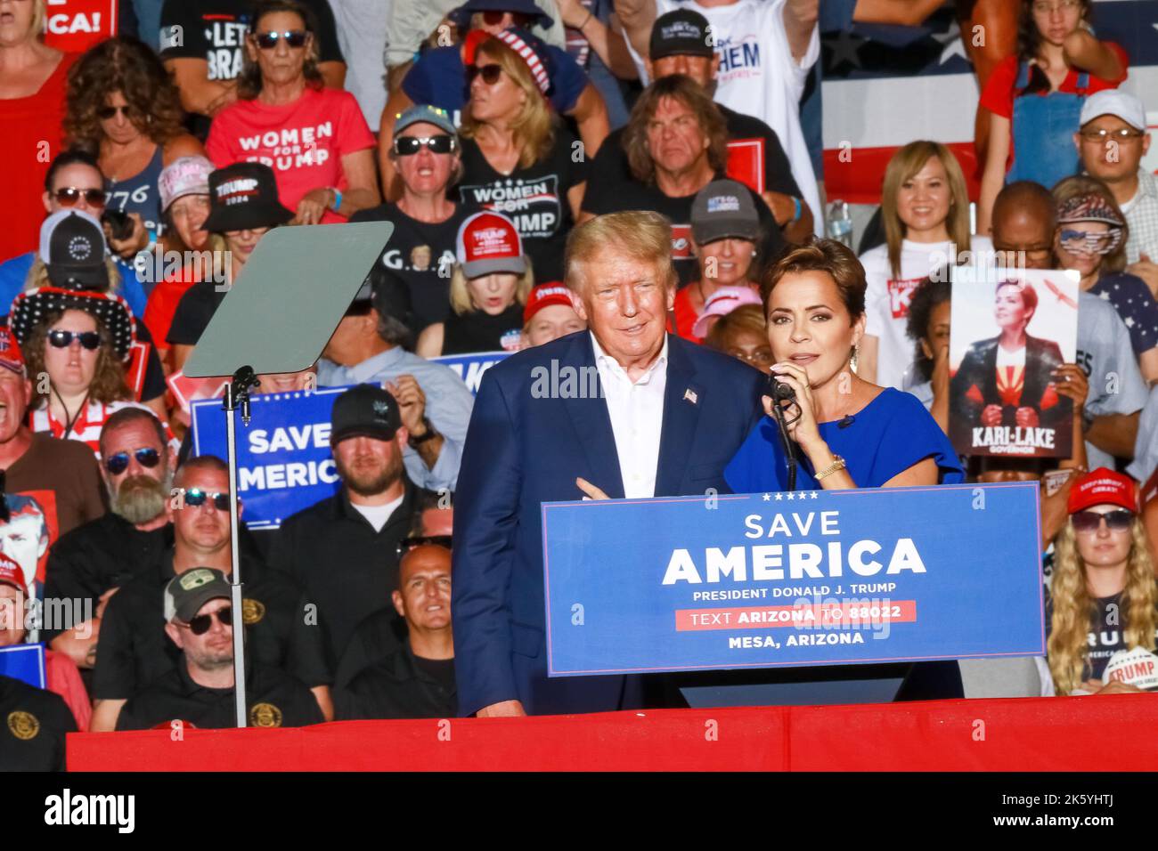 Huge Rally in Mesa, Arizona as many Arizona republicans wait all ...
