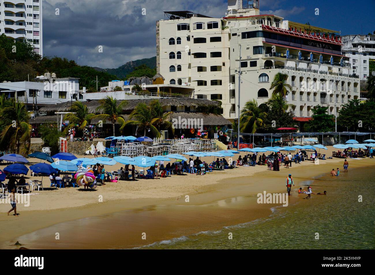 Caleta beach, Caleta neighborhood, Acapulco, Mexico Stock Photo - Alamy