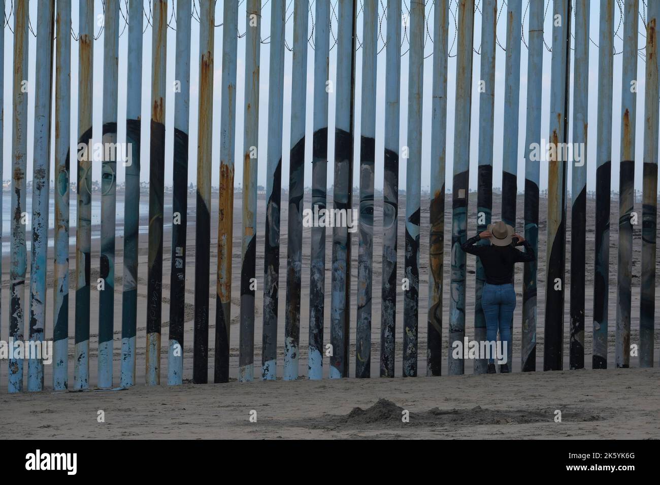 Los Angeles, California, USA. 10th Oct, 2022. The Tijuana side of the ...