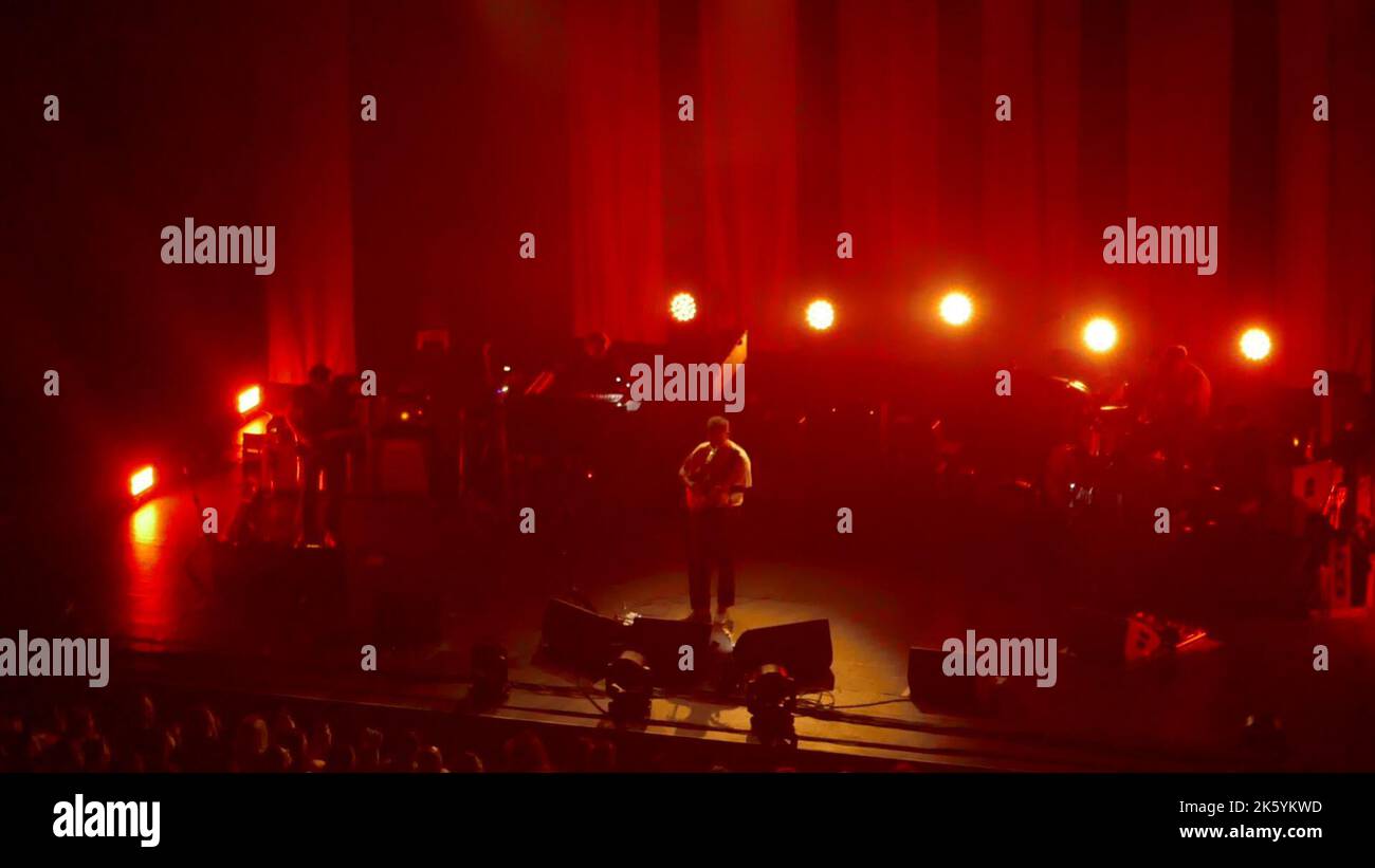 Los Angeles, California, USA 30th September 2022 Singer Marcus Mumford ...