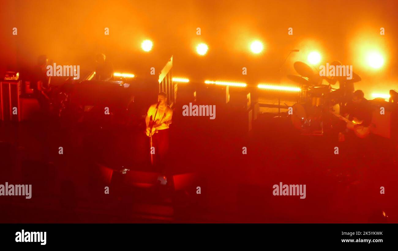 Los Angeles, California, USA 30th September 2022 Singer Marcus Mumford ...