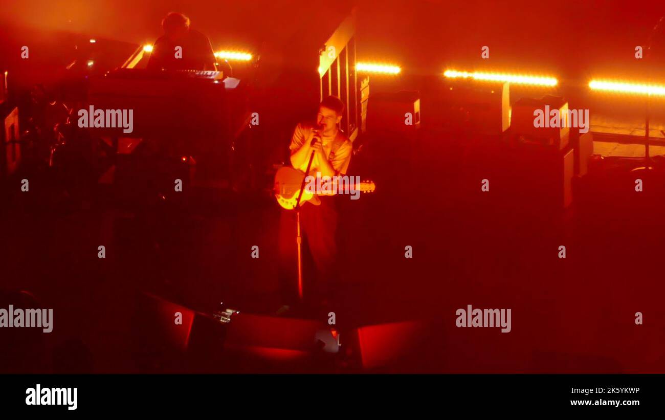 Los Angeles, California, USA 30th September 2022 Singer Marcus Mumford ...