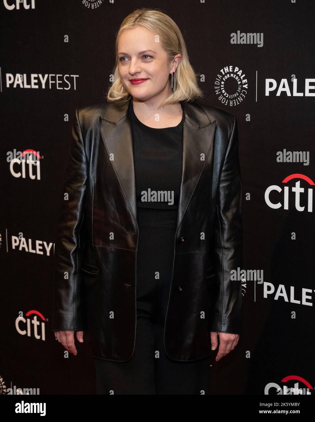 New York, USA. 10th Oct, 2022. Elisabeth Moss arrives on the red carpet ...