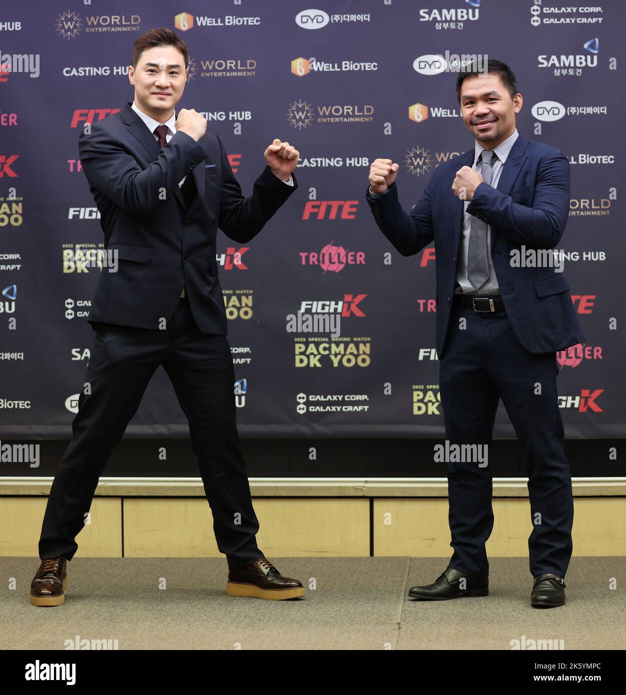 11th Oct, 2022. Filipino boxing legend Pacquiao visits S. Korea Former ...