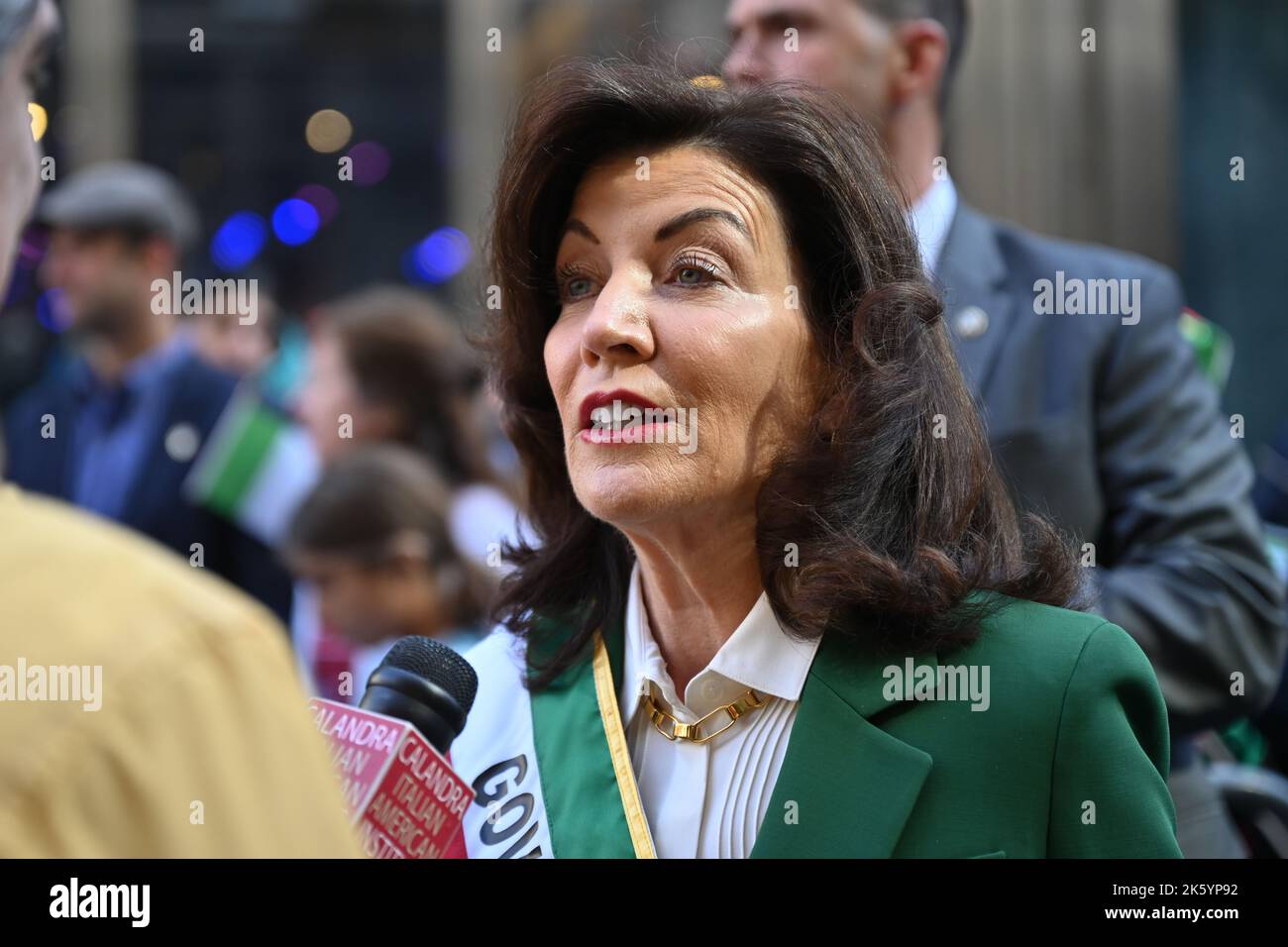 Governor Kathy Hochul marches in the Marches in the 78th annual ...
