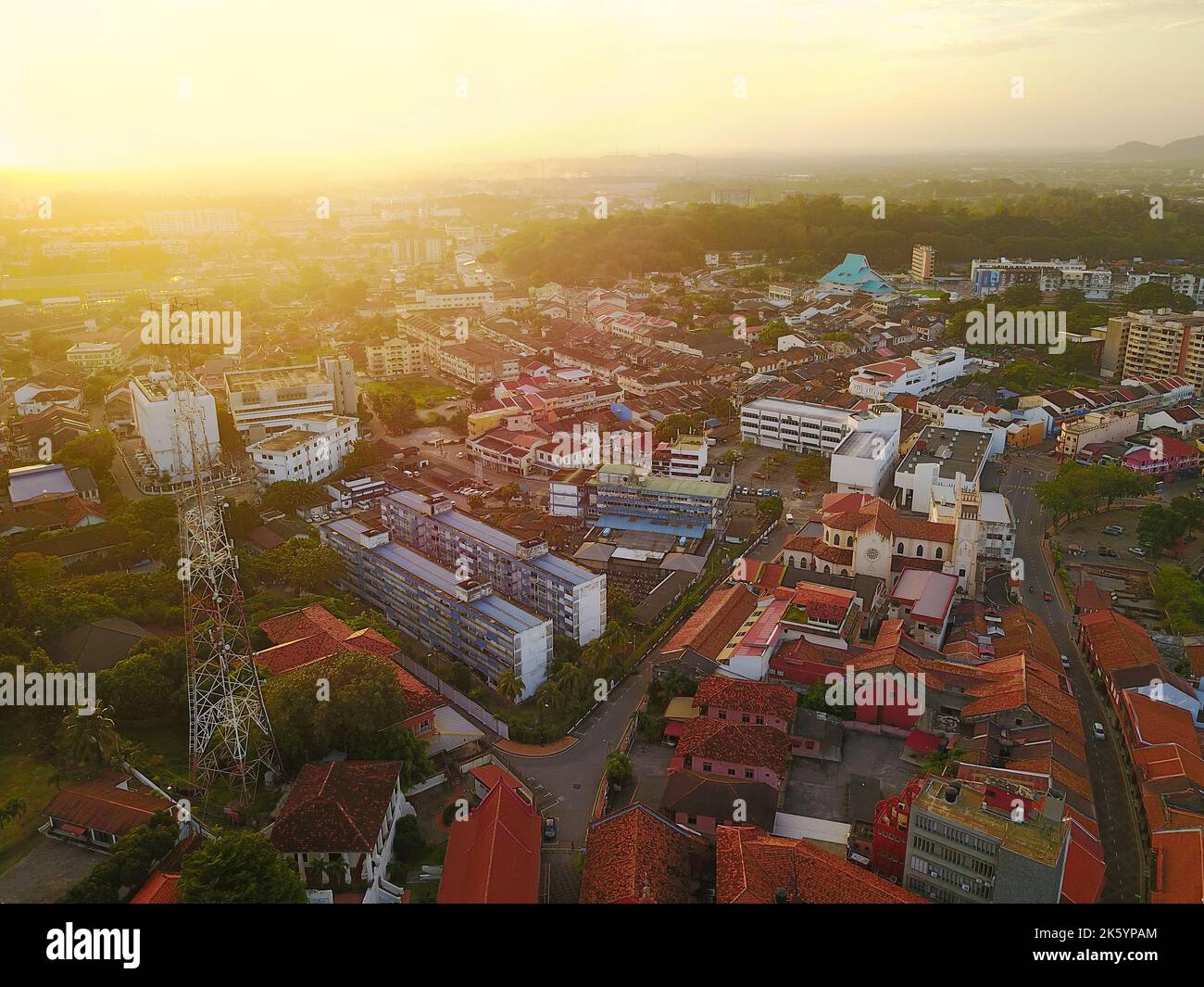 Melaka malaysia drone aerial view hi-res stock photography and images ...