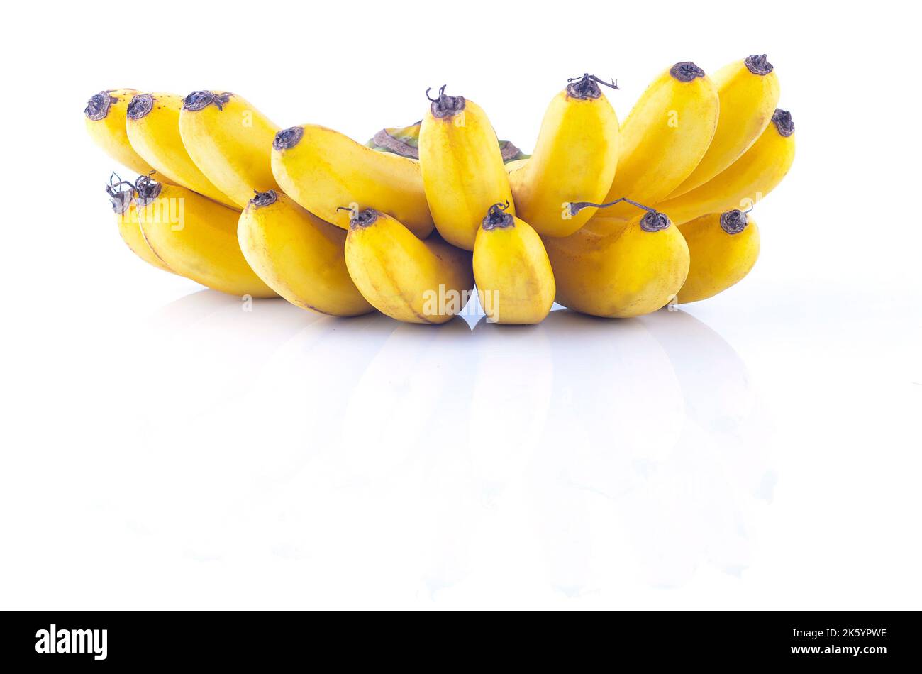 Fresh yellow banana isolated on white background Stock Photo - Alamy