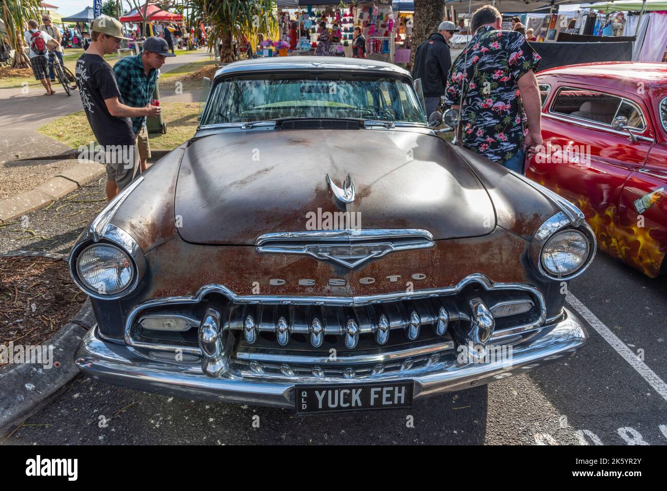 classic Desoto Fireflight cruiser on show at the Cooly Rocks On retro ...