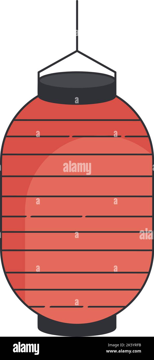 japanese culture red lamp Stock Vector Image & Art - Alamy