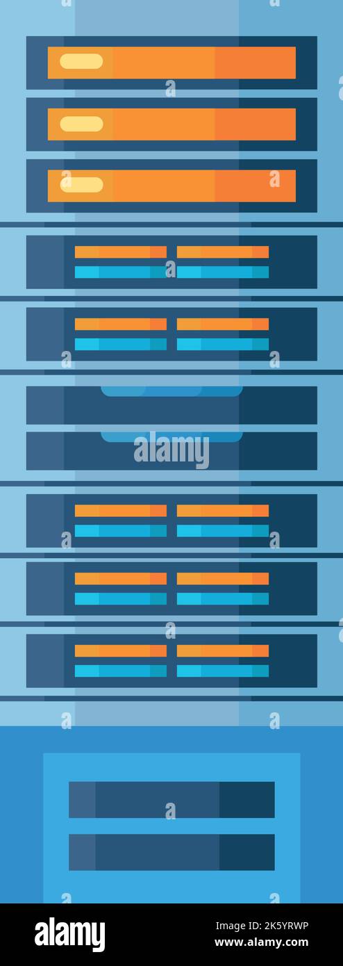 data server rack Stock Vector Image & Art - Alamy