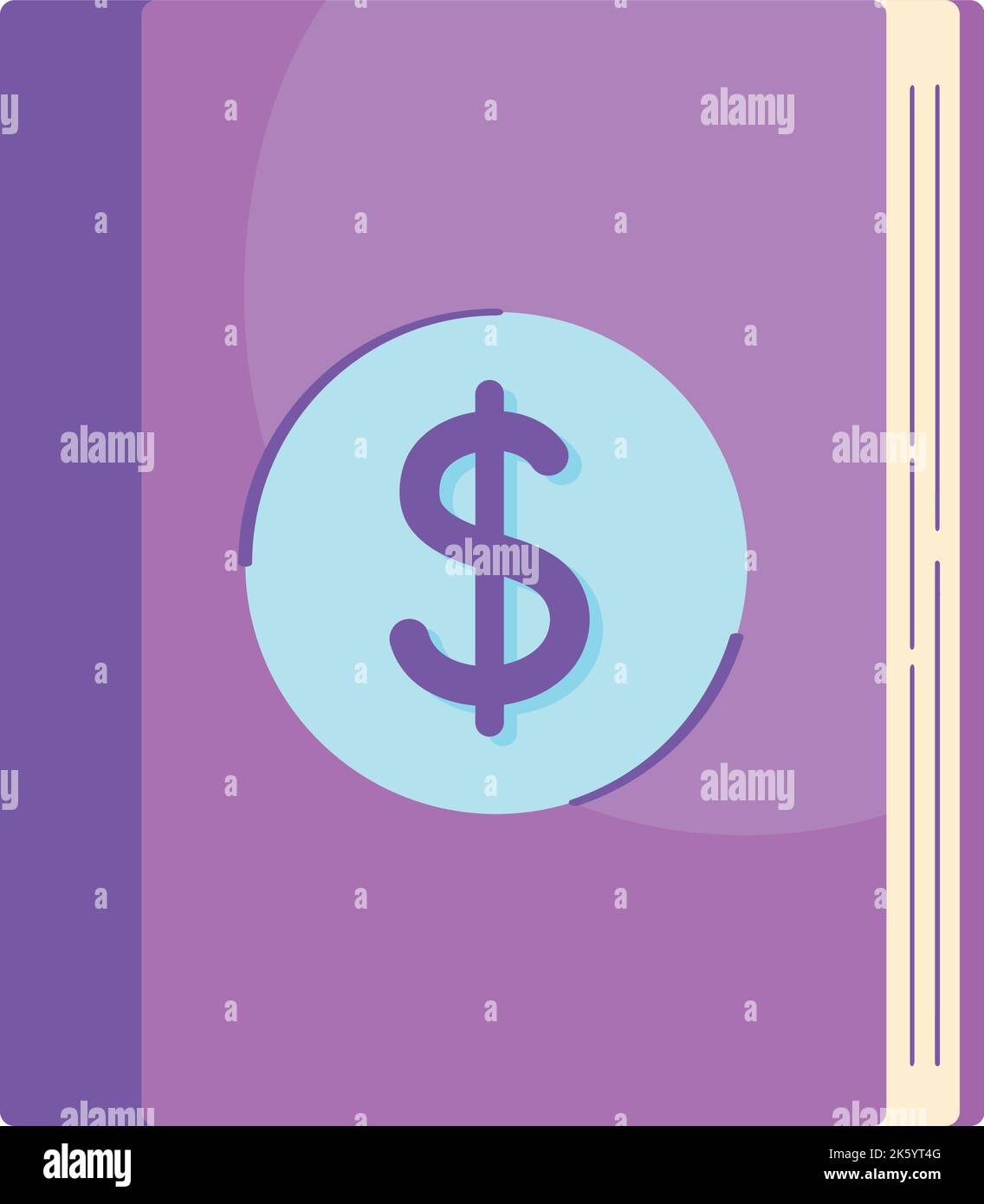 dollar symbol in book Stock Vector Image & Art - Alamy