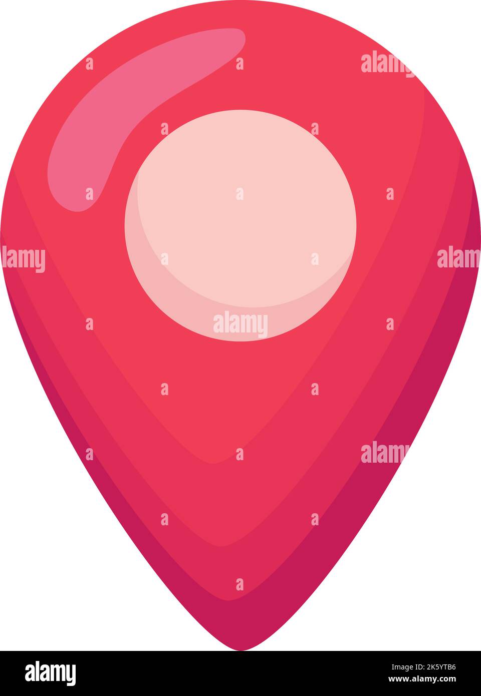 red pin pointer location Stock Vector Image & Art - Alamy