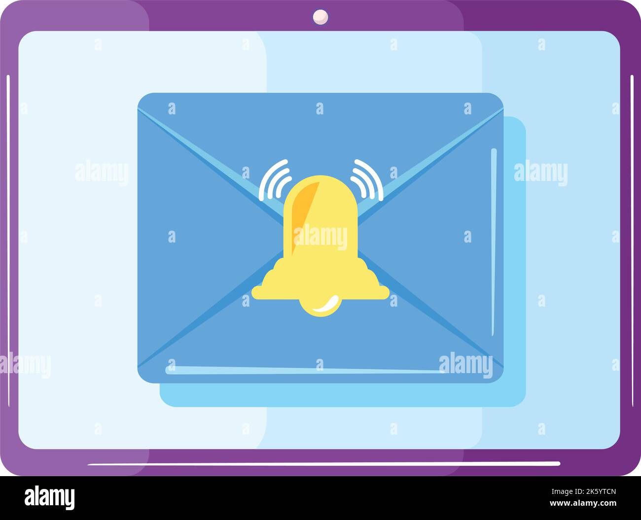 envelope email in tablet Stock Vector Image & Art - Alamy