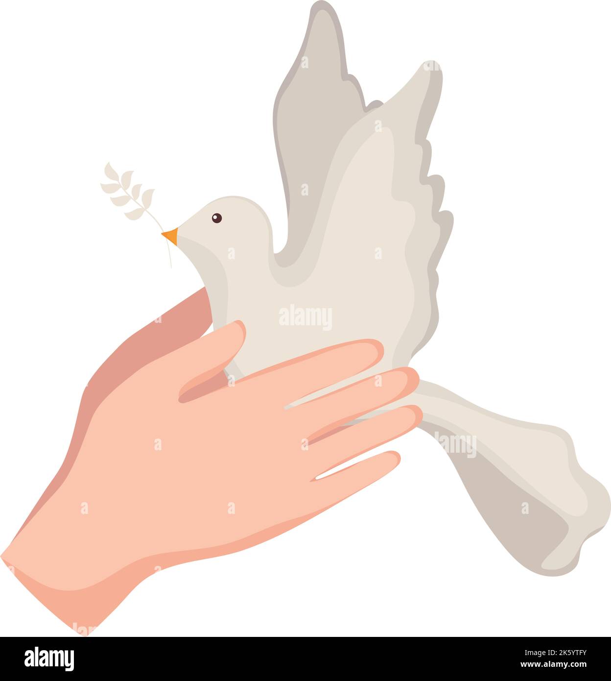 hands lifting dove Stock Vector Image & Art - Alamy