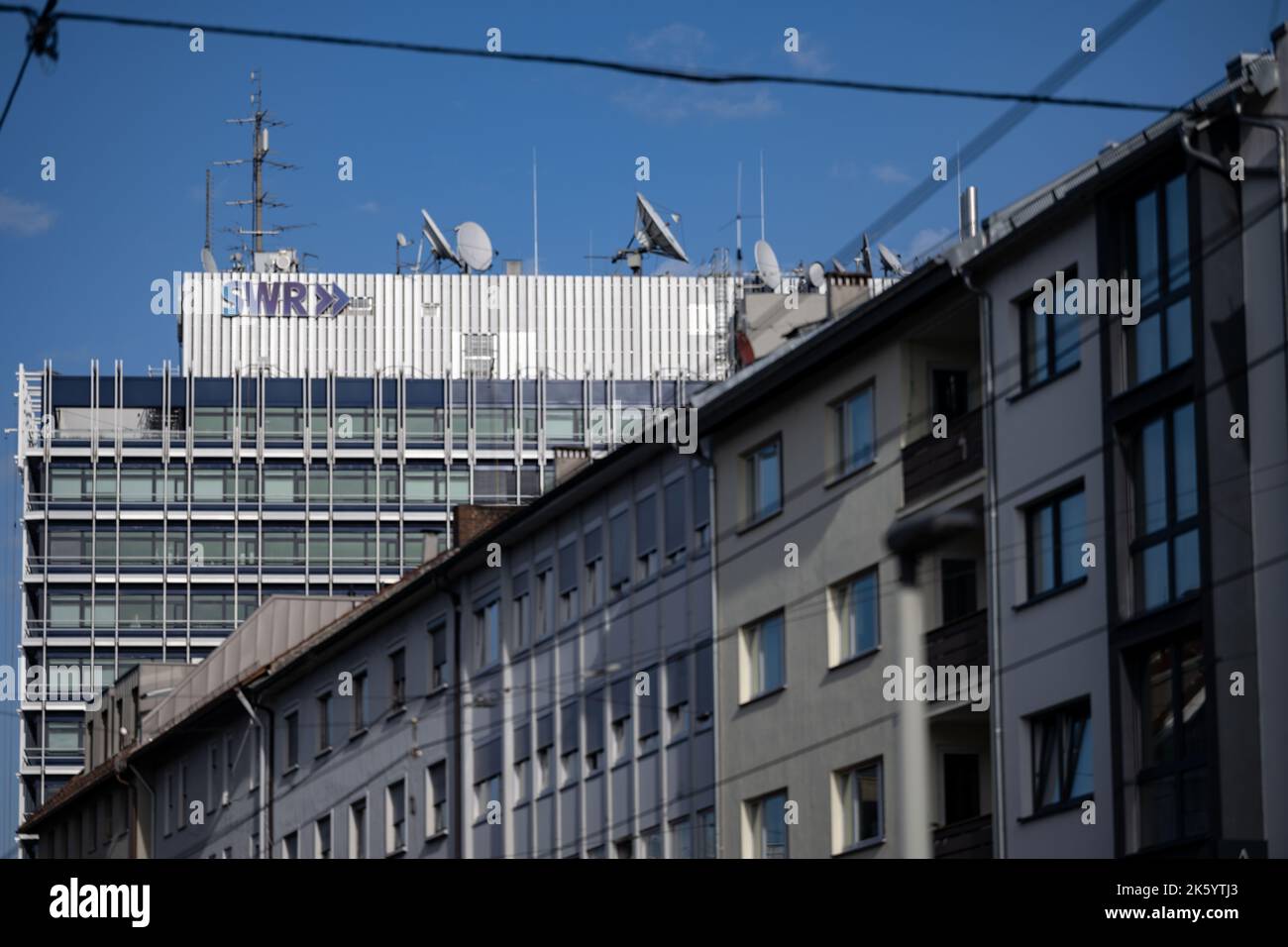 Stuttgart, Germany. 10th Oct, 2022. The broadcasting center of the ...